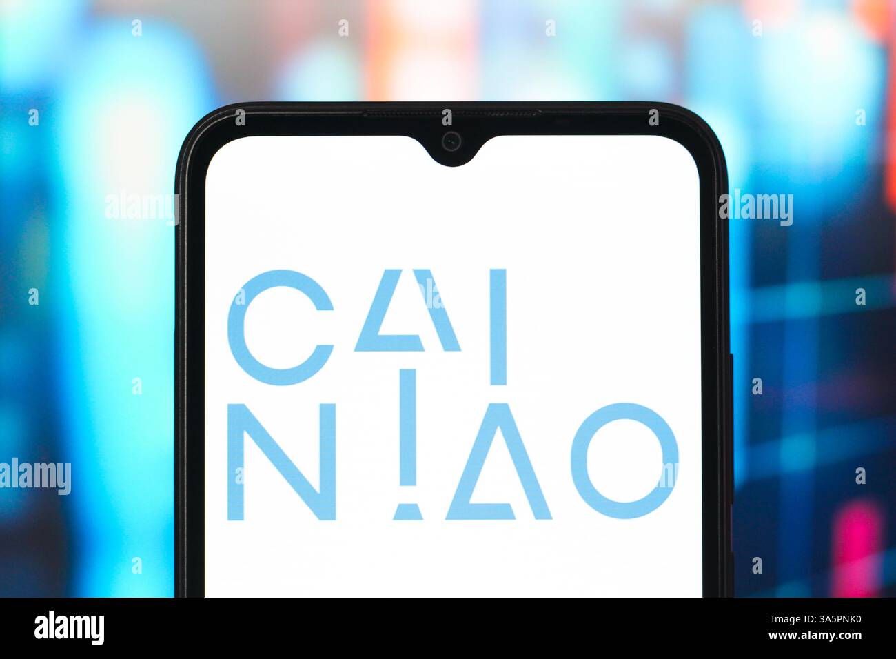 Canada. 23rd Mar, 2025. In this photo illustration, the Cainiao Smart Logistics Network Limited ...