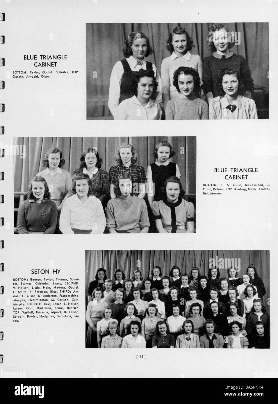 The 1941 South High yearbook captures the year’s highlights, including ...