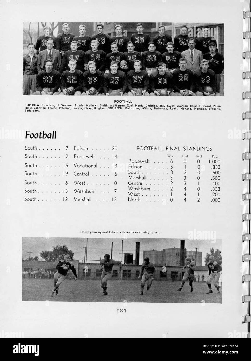 The 1941 yearbook for south high school highlights key events hi-res ...