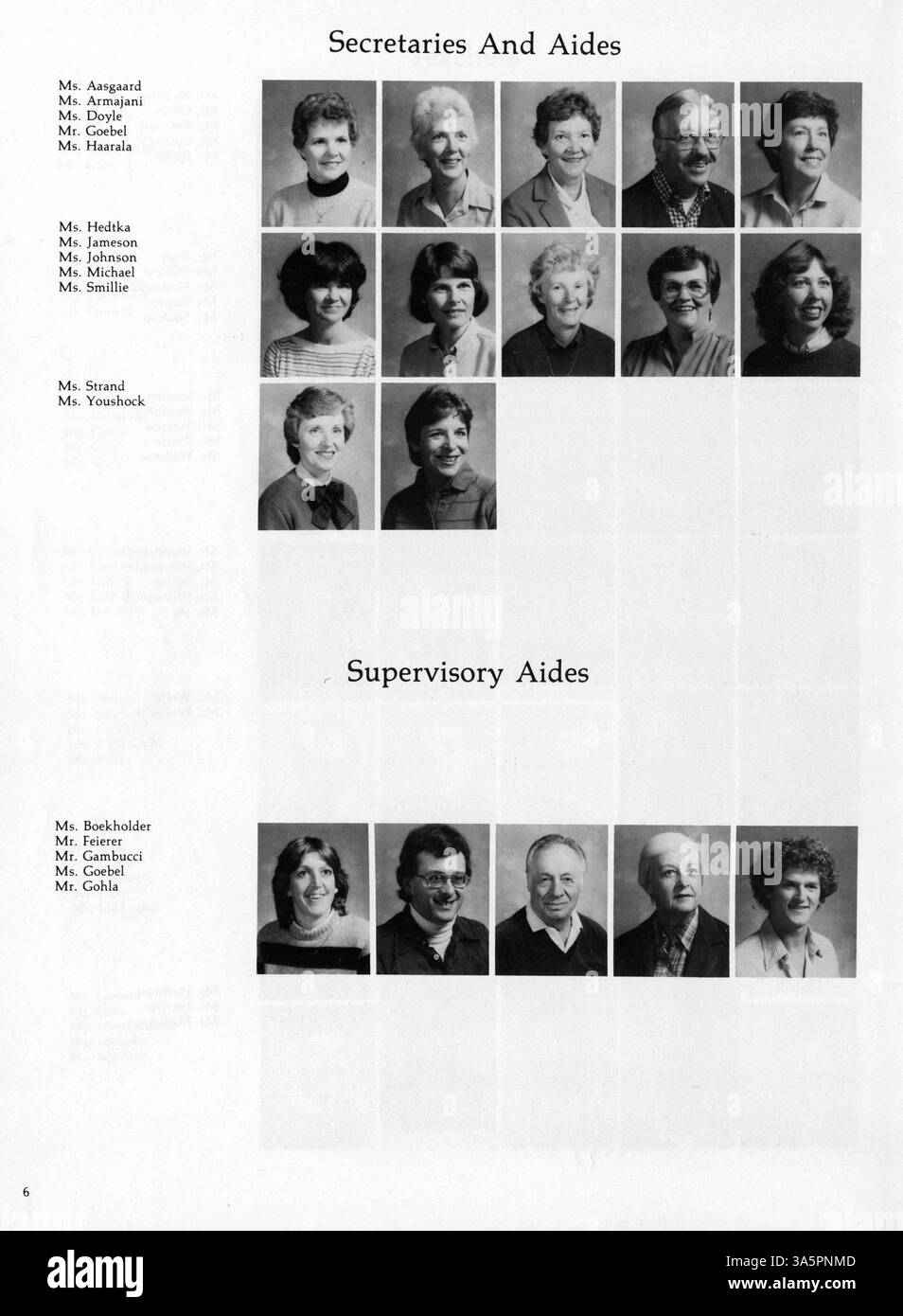 This junior high school yearbook from 1984 features the events hi-res ...