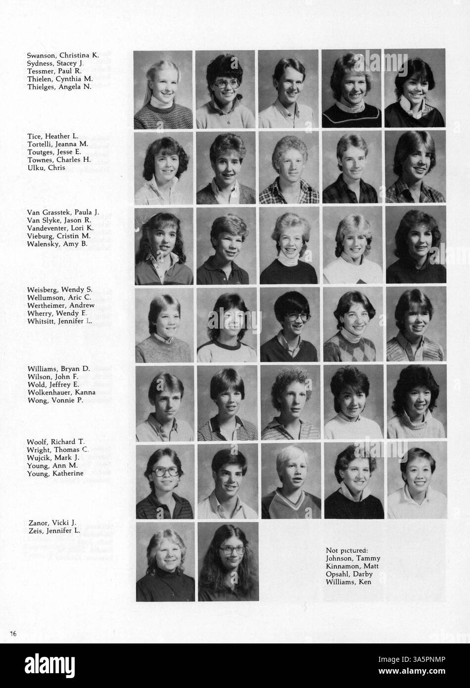 The 1984 yearbook from Hopkins North Junior High documents the ...