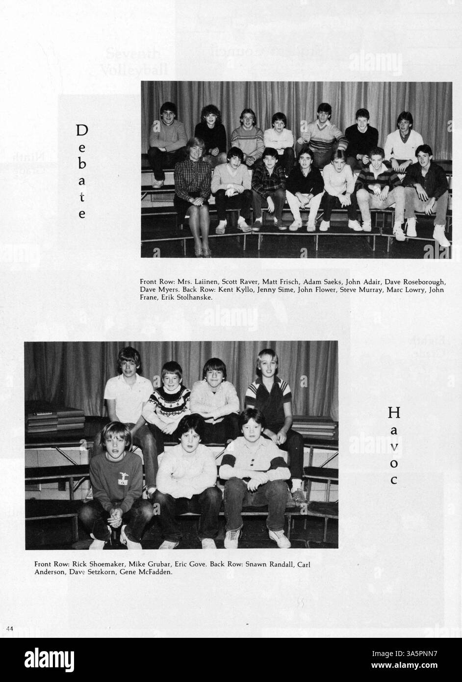 The 1984 Hopkins North Junior High Yearbook provides an overview of ...