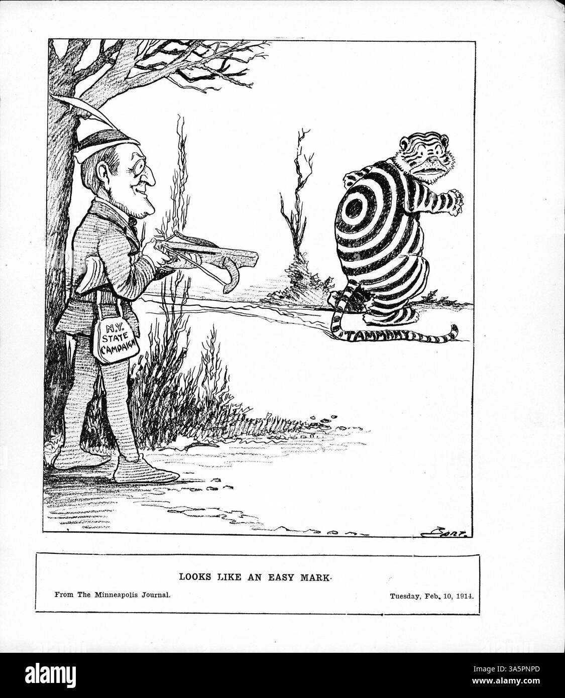 Tammany tiger hi-res stock photography and images - Alamy