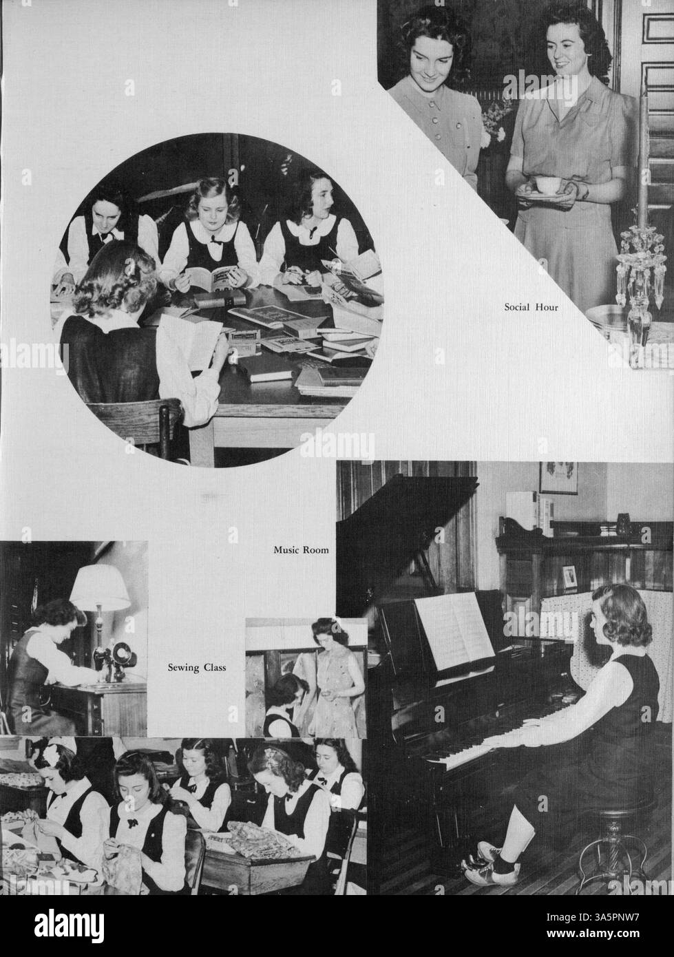 This high school yearbook from 1941, Dayesye, captures the events ...