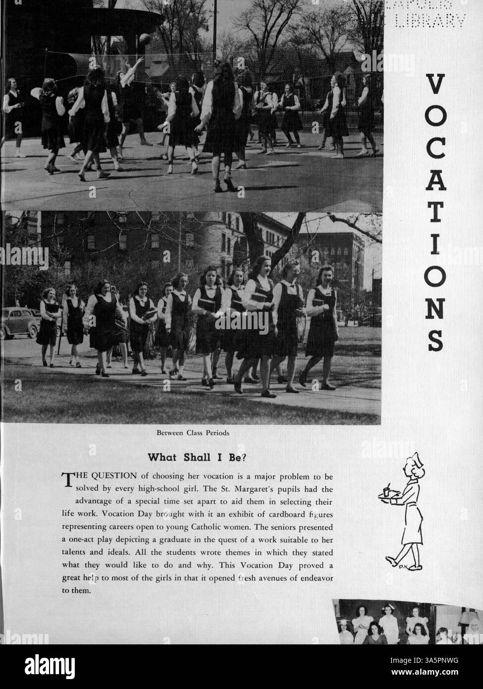 The 1941 edition of Dayesye from St. Margaret's Academy captures the ...