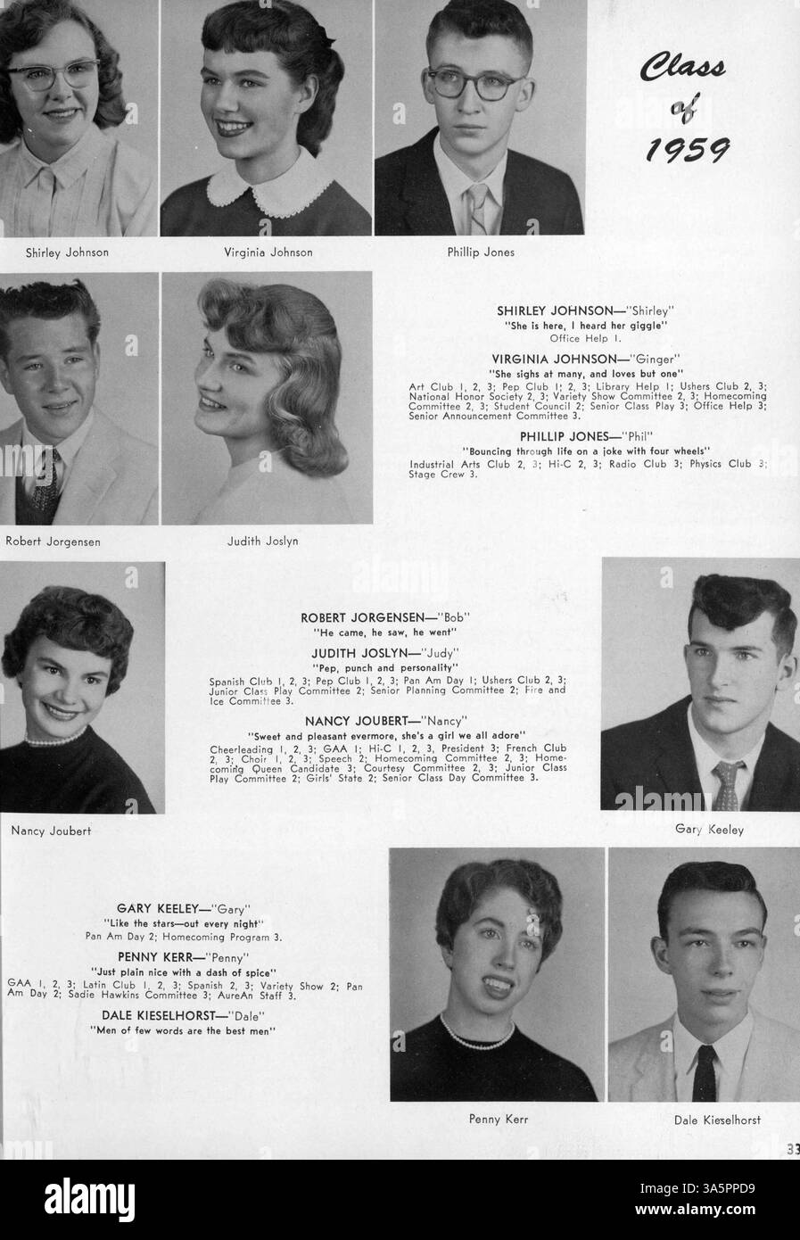 The 1959 Aurean yearbook from Richfield High School documents the ...