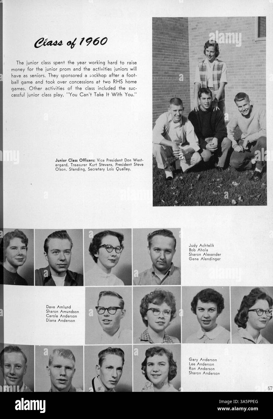 This 1959 Aurean yearbook from Richfield High School documents students ...