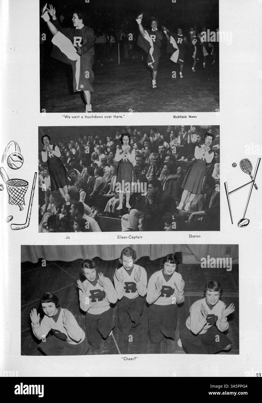 The 1959 aurean yearbook from richfield high school documents sc Black ...