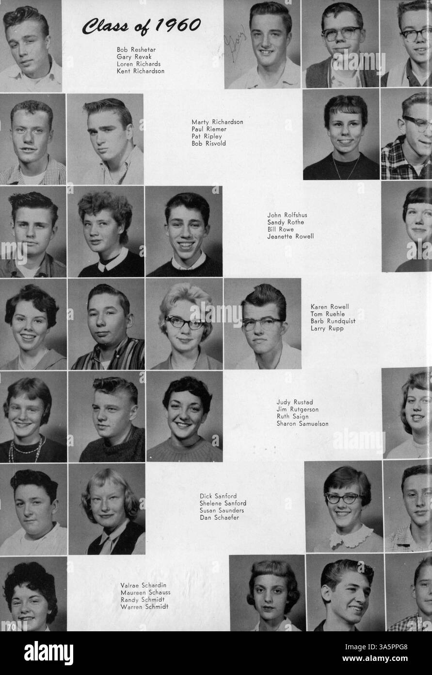 The 1959 Aurean yearbook from Richfield High School documents the ...