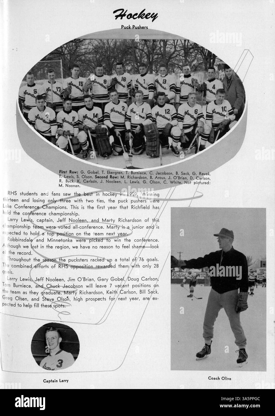 The 1959 Aurean yearbook from Richfield High School features student ...