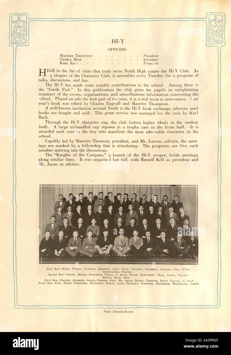 The 1926 Polaris yearbook from North High School highlights the ...