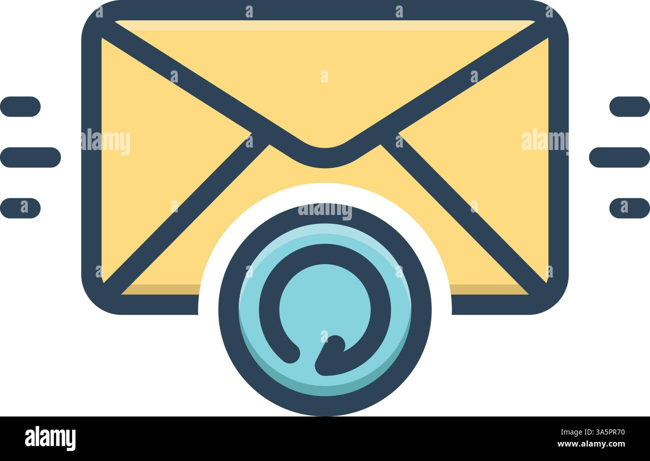 Webmail symbol Stock Vector Images - Alamy