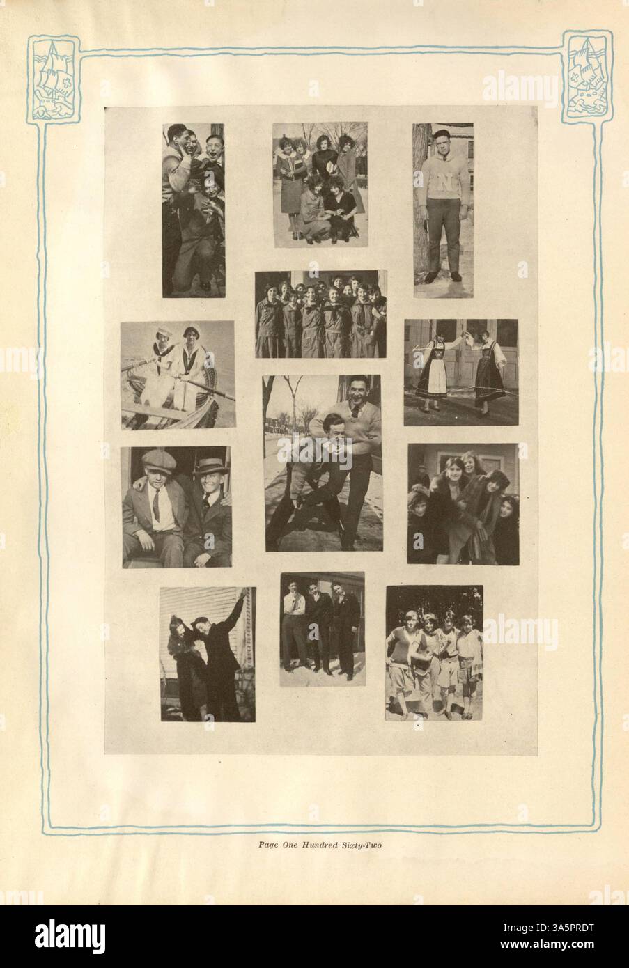 This 1926 Polaris yearbook from North High School records student ...