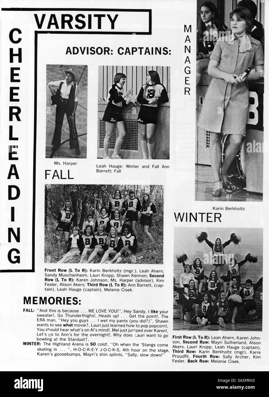 The 1976 breck mustang yearbook captures the essence of student hi-res ...