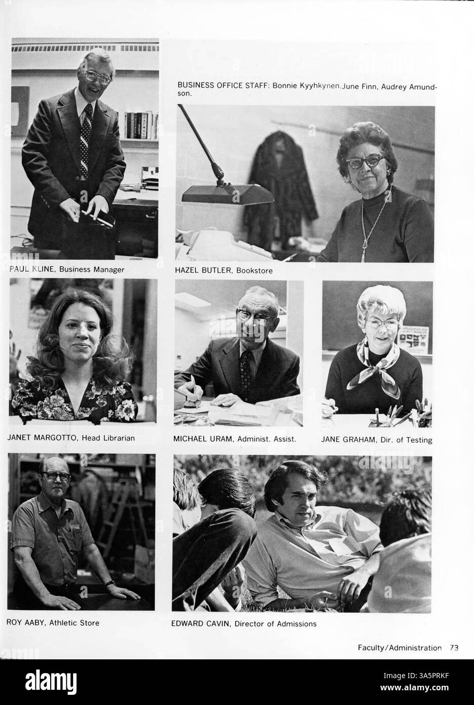 The 1976 Breck Mustang yearbook captures the essence of student life ...