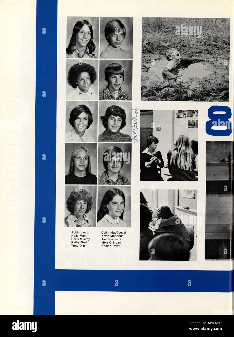 Offers a glimpse into the 1975 1976 school year hi-res stock ...
