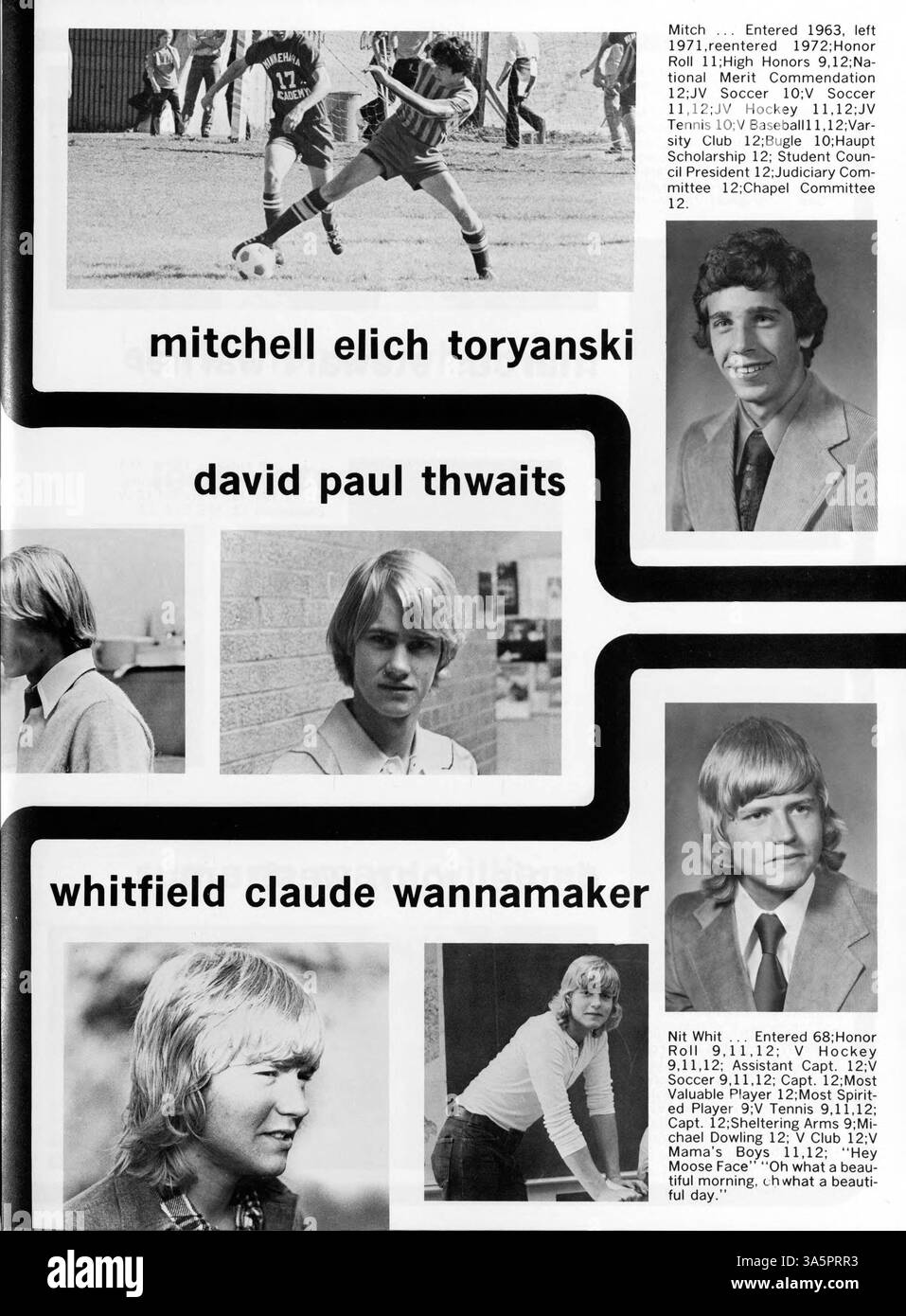 The 1976 yearbook from Breck School showcases key moments from the 1975 ...