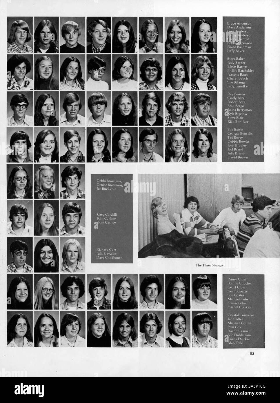 Yearbook from southwest high school highlights key student activities hi-res stock photography ...