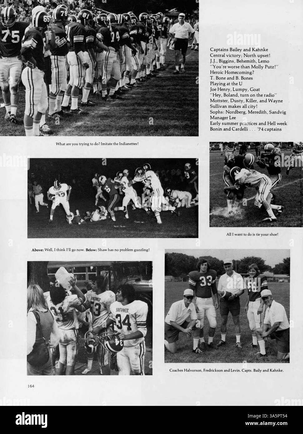 The 1974 'Wagistanian' yearbook captures the major events and ...