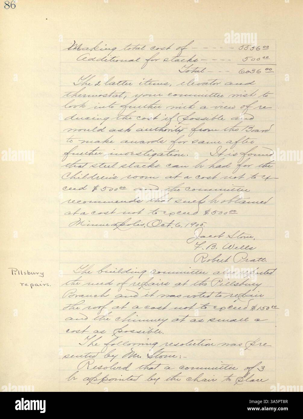 These minutes document decisions made by the Minneapolis Public Library ...
