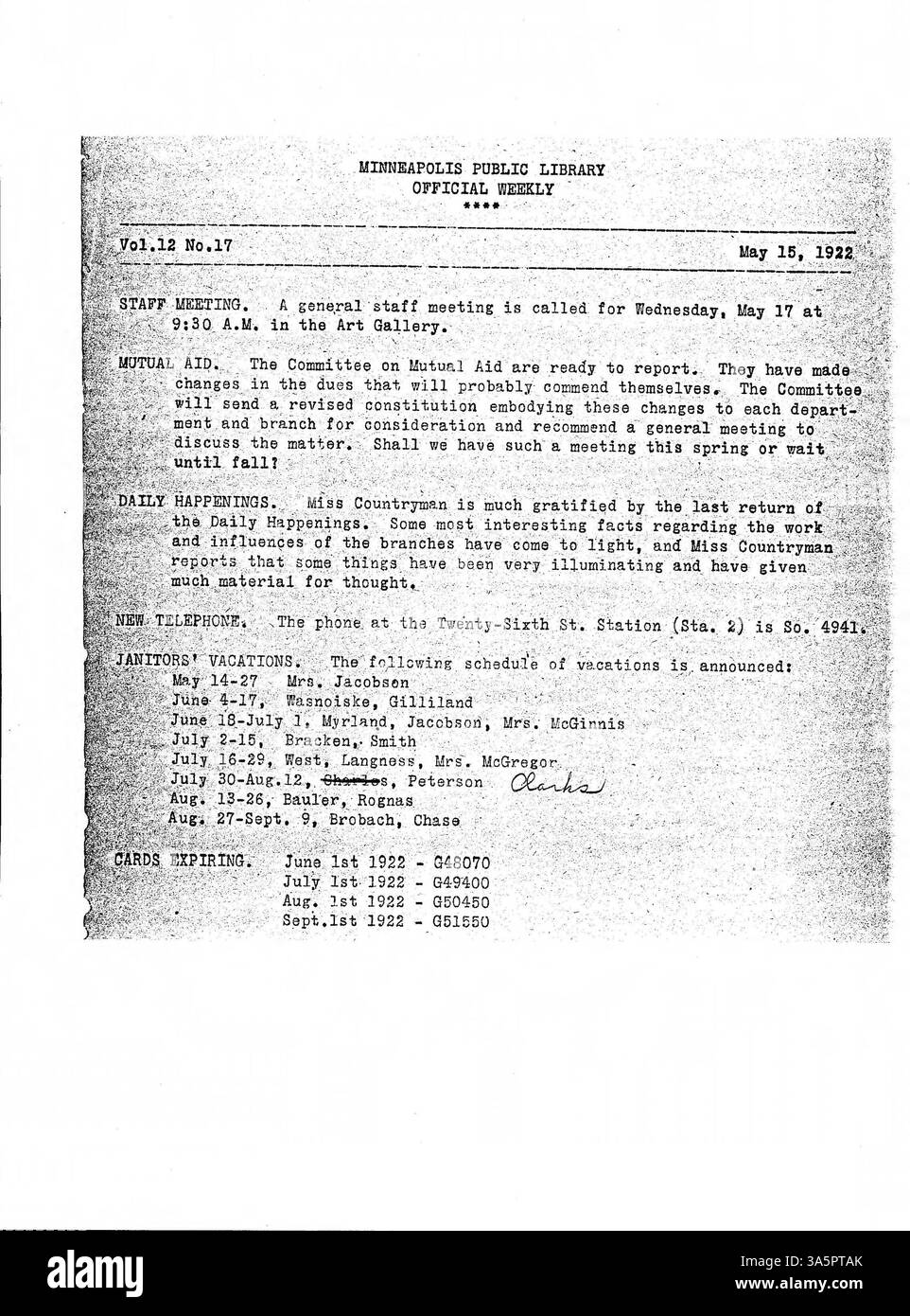 The 1922 Minneapolis Public Library Official Bulletin provides ...