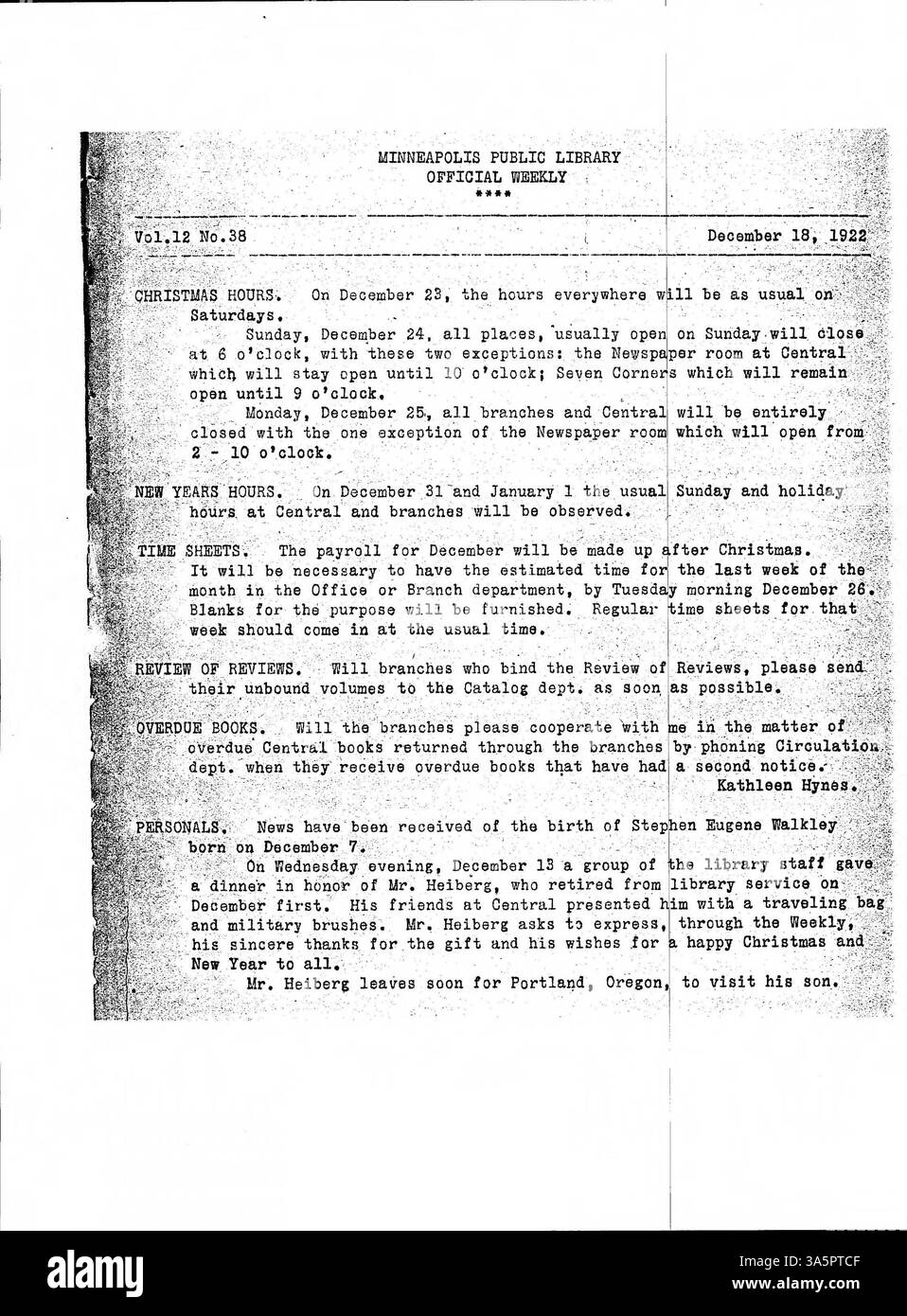 The 1922 Minneapolis Public Library Official Bulletin contains ...