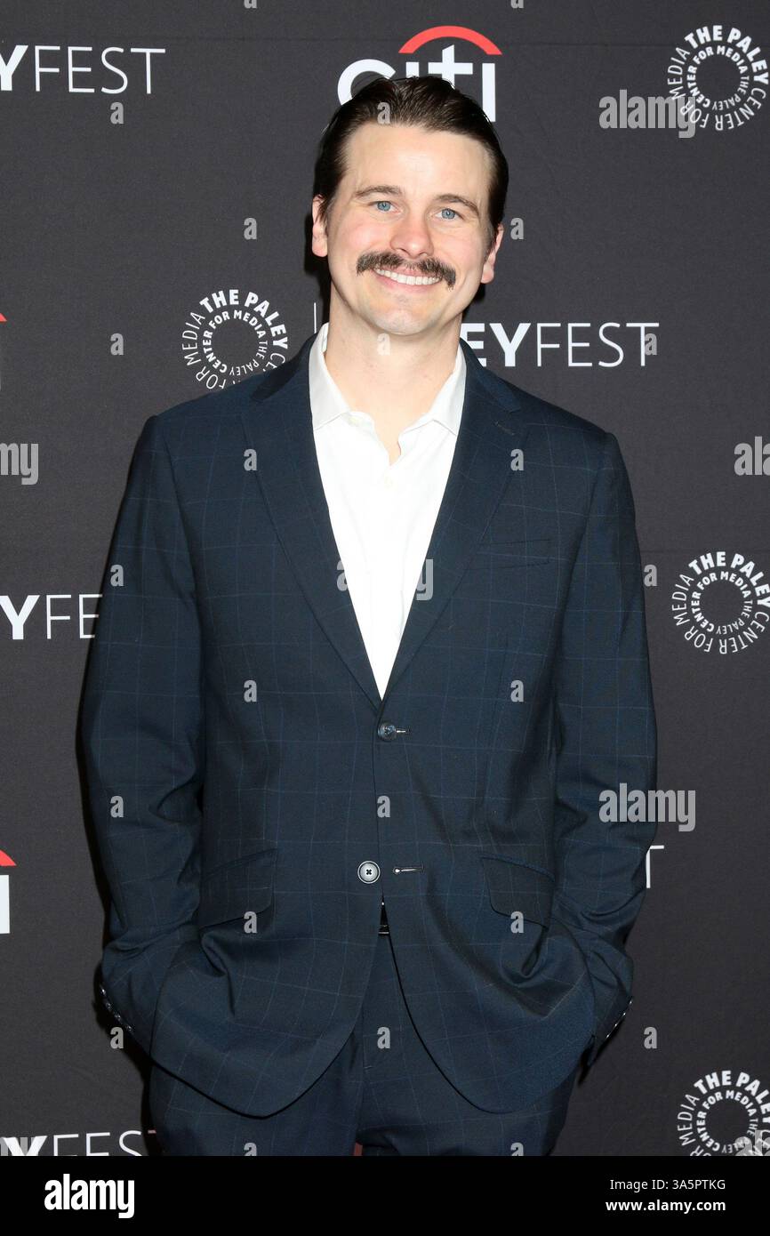 Los Angeles, USA. 23, March, 2025. Pictured left to right, Jason Ritter ...