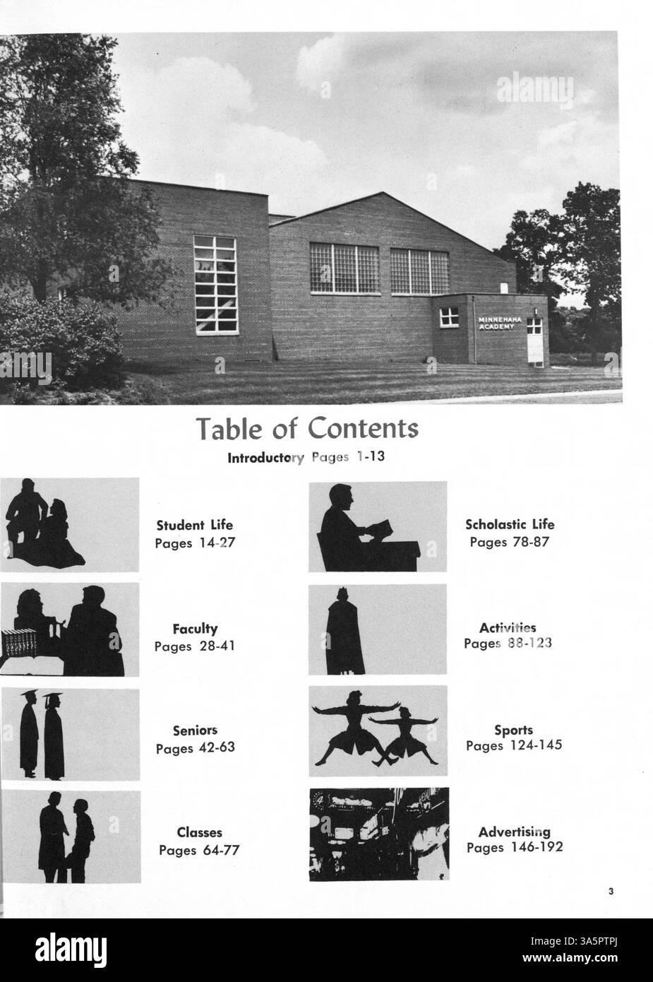 The 1959 Antler yearbook from Minnehaha Academy showcases key moments ...