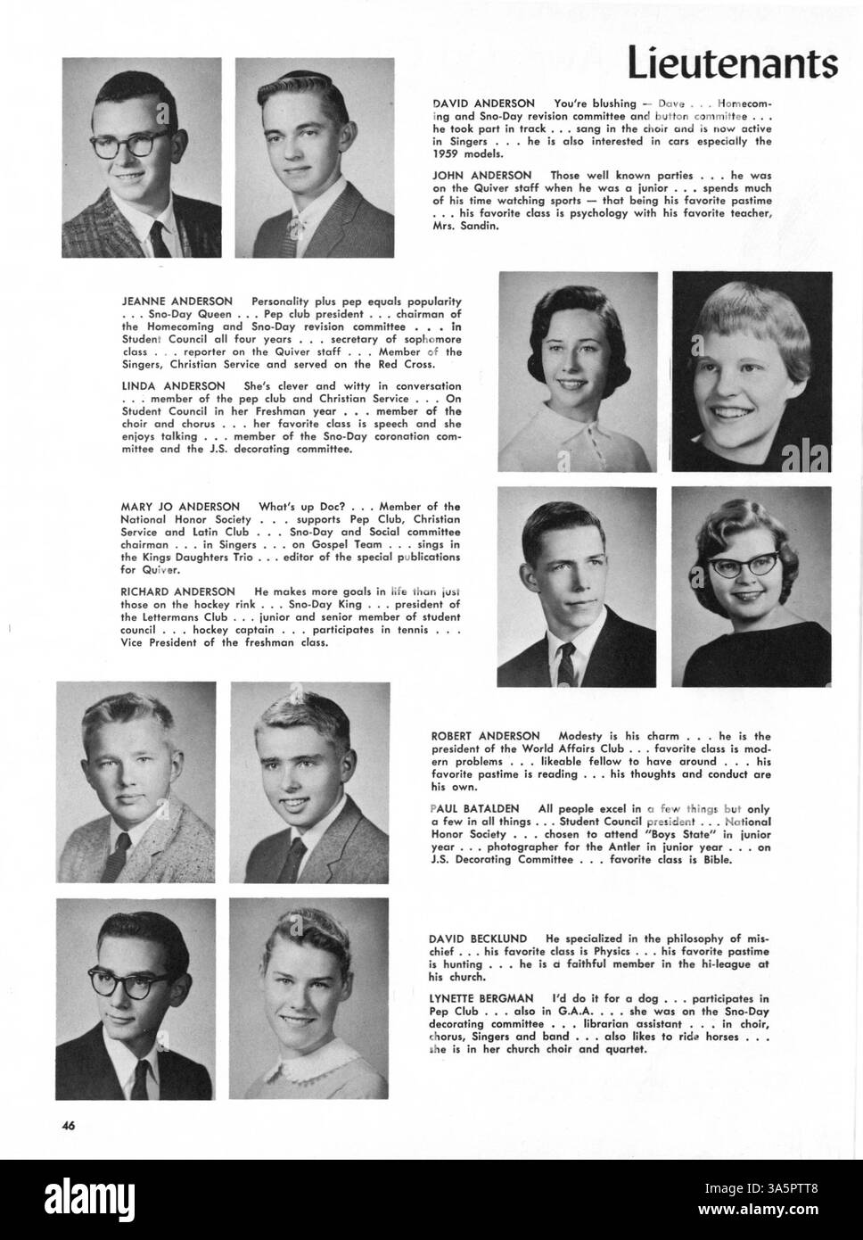Yearbook highlights the events of the 1958 1959 school year hi-res ...