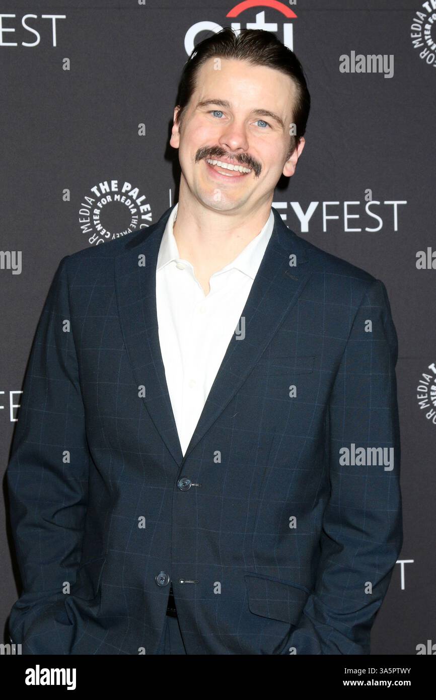 Los Angeles, USA. 23, March, 2025. Pictured left to right, Jason Ritter ...