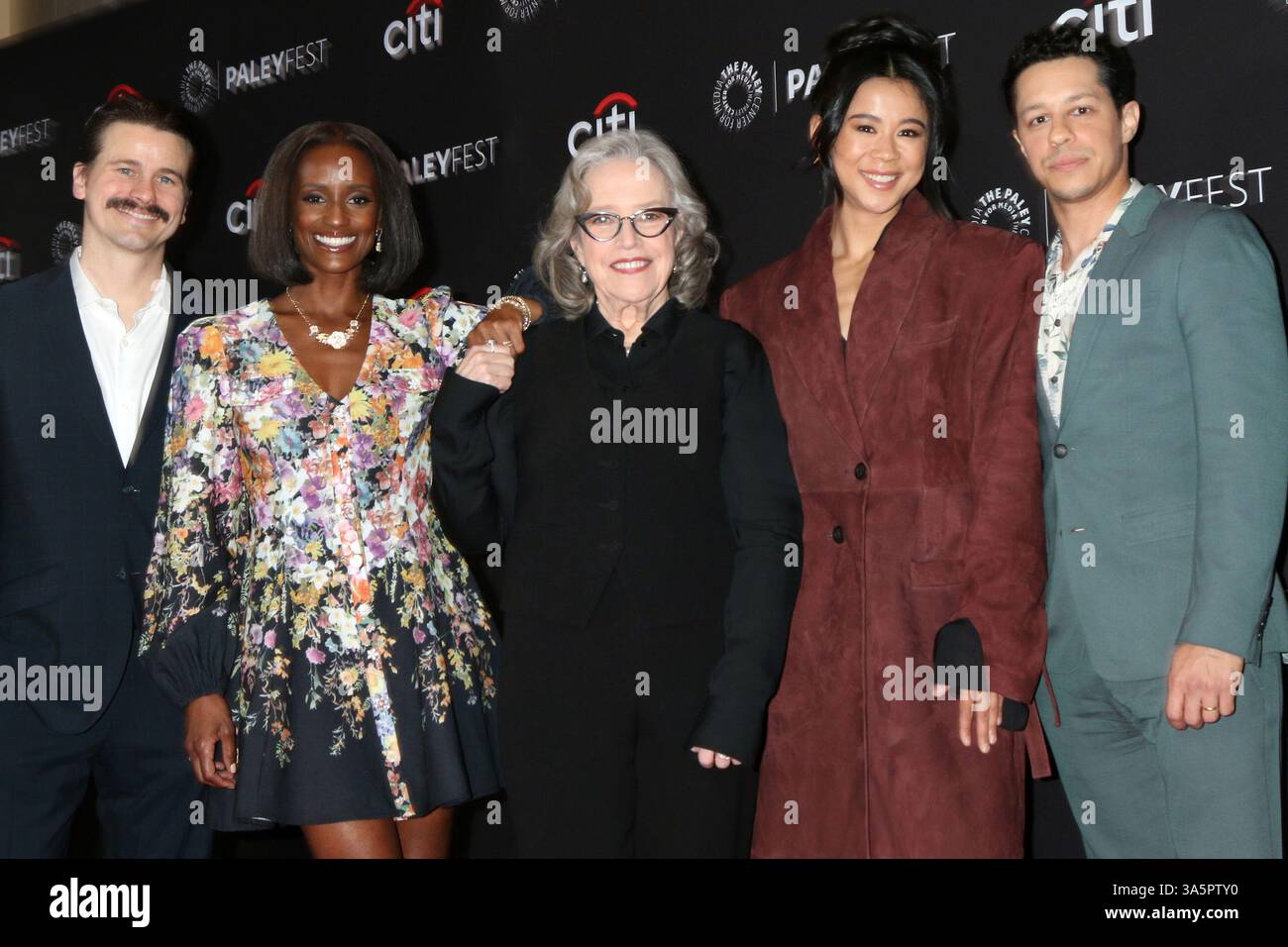 Los Angeles, USA. 23, March, 2025. Pictured left to right, Jason Ritter ...