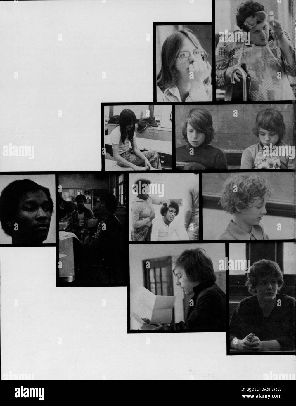 This 1975 edition of the Collage yearbook documents students, faculty ...