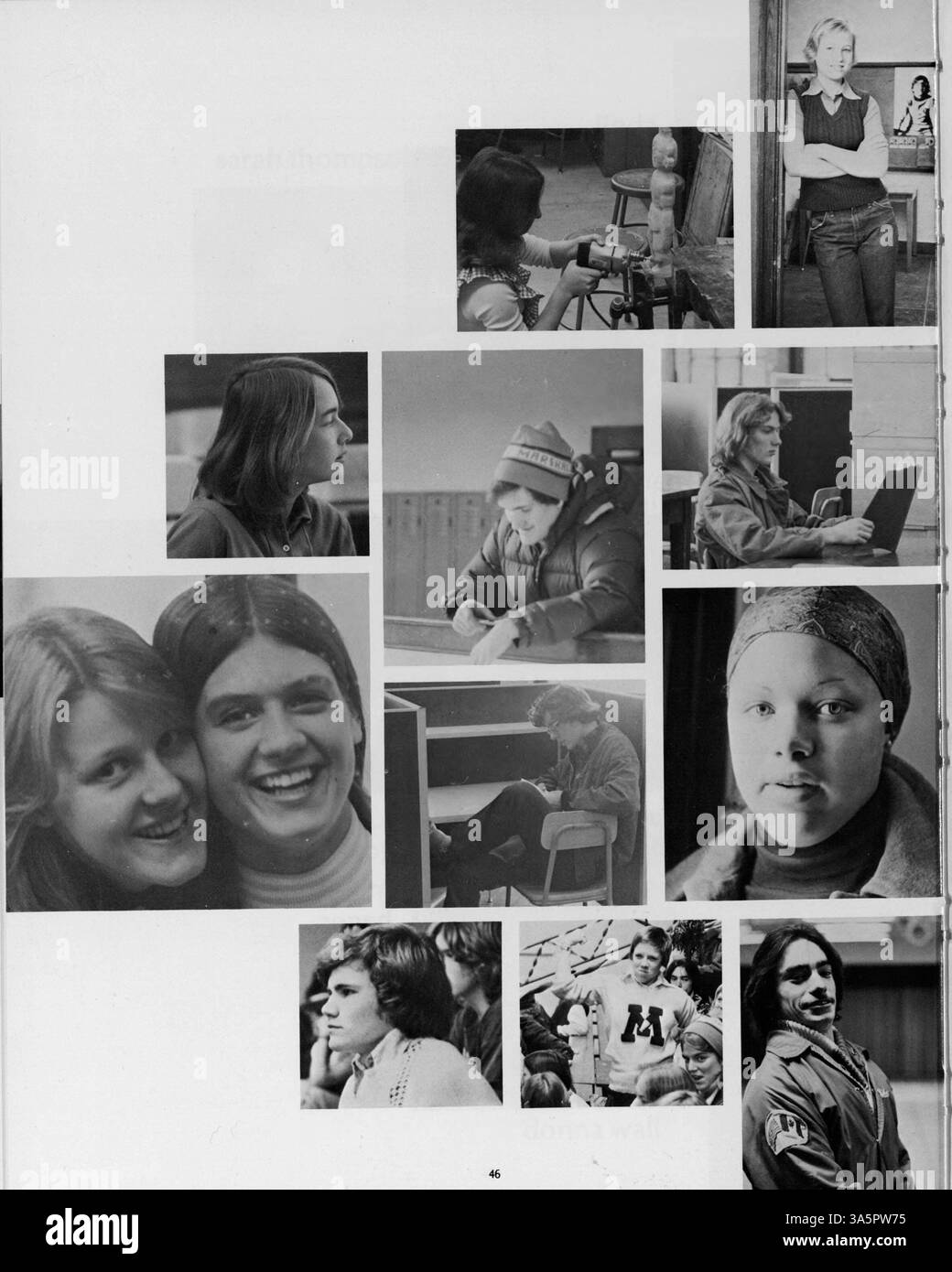 The 1975 Collage yearbook from Marshall University captures key moments ...
