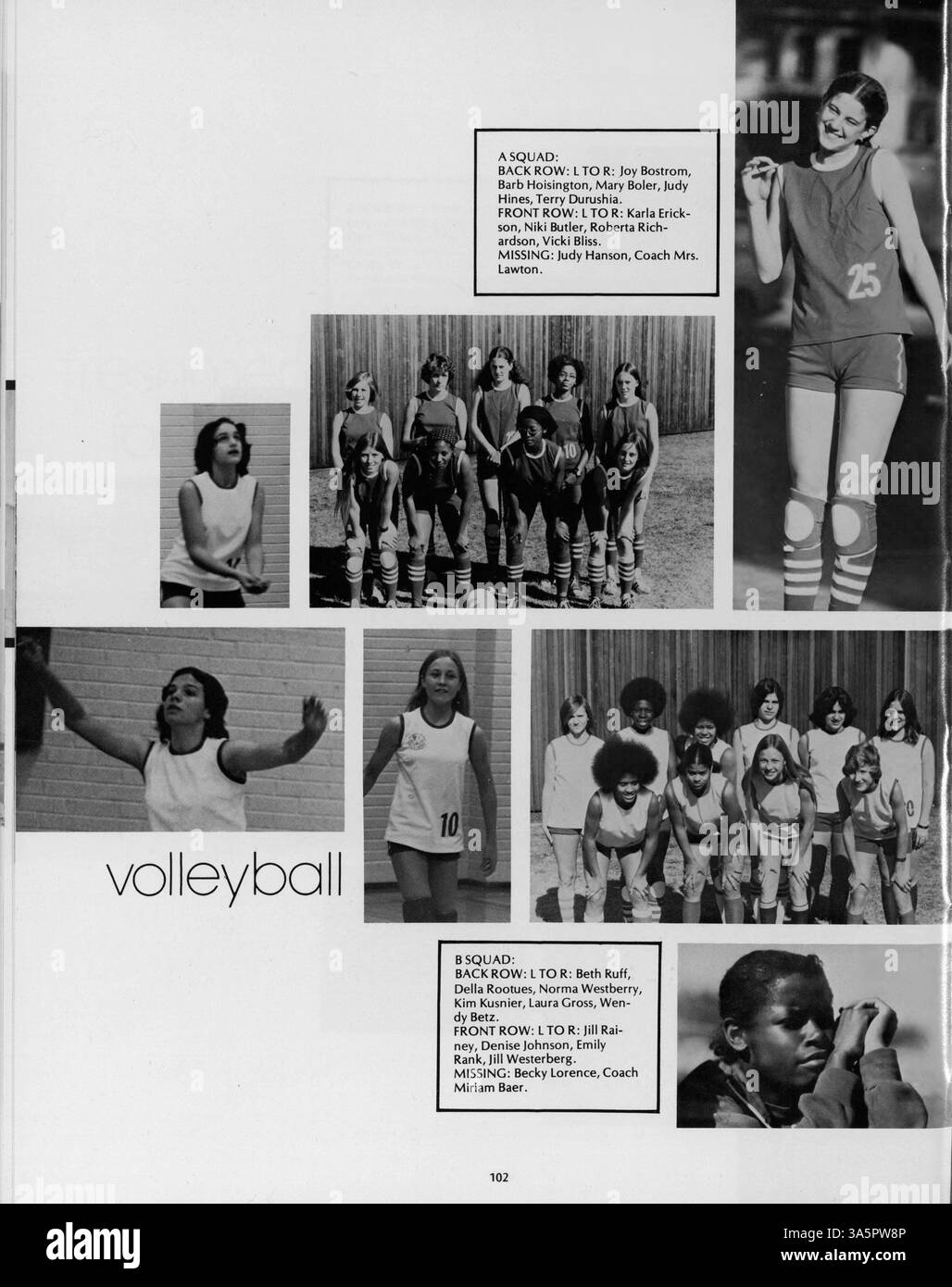 1975 yearbook Black and White Stock Photos & Images - Alamy