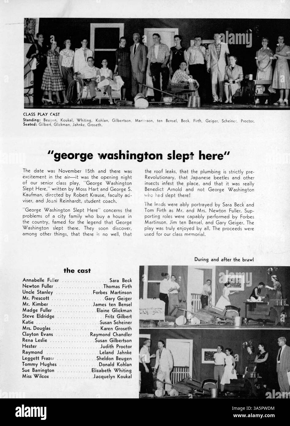 This yearbook from Washburn High School documents the major events ...