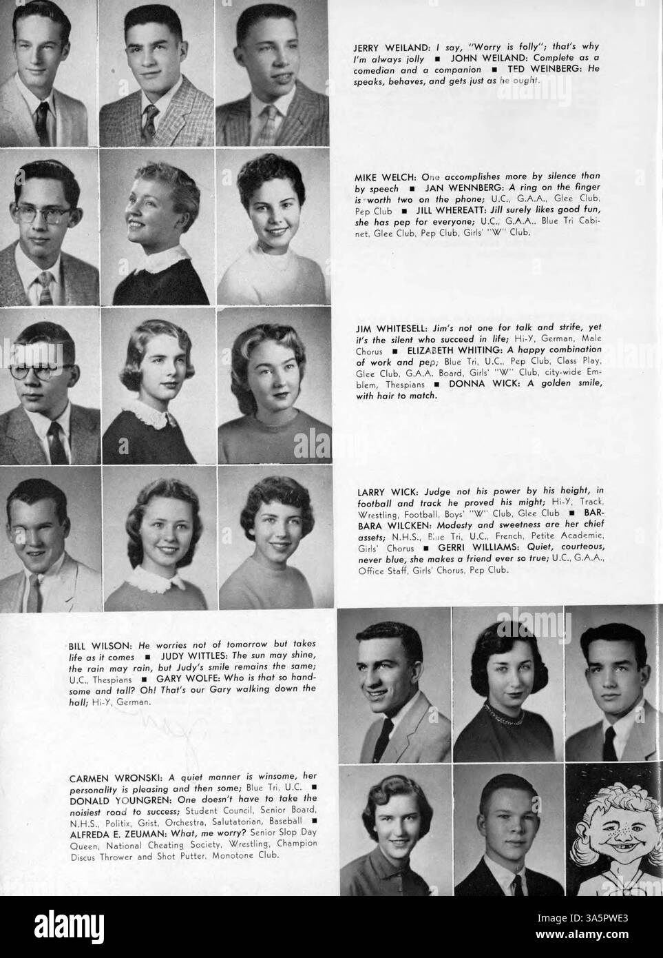 This 1957 yearbook from Washburn High School provides a glimpse into ...