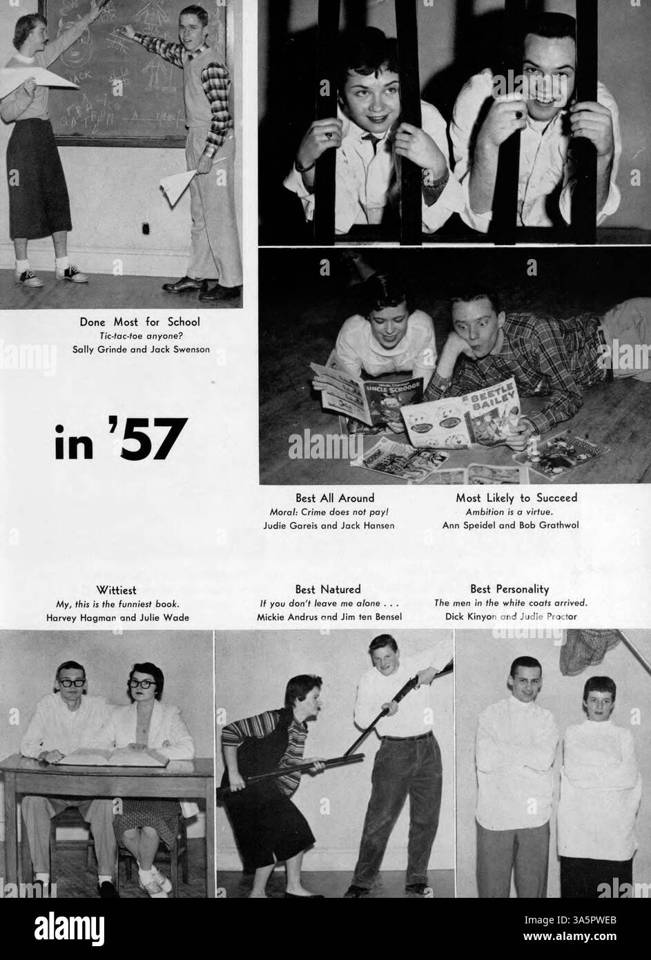 This 1957 Washburn Yearbook highlights the achievements and daily life ...