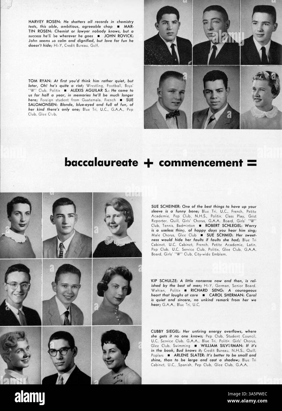 This yearbook from 1957 highlights the achievements of washburn hi-res ...