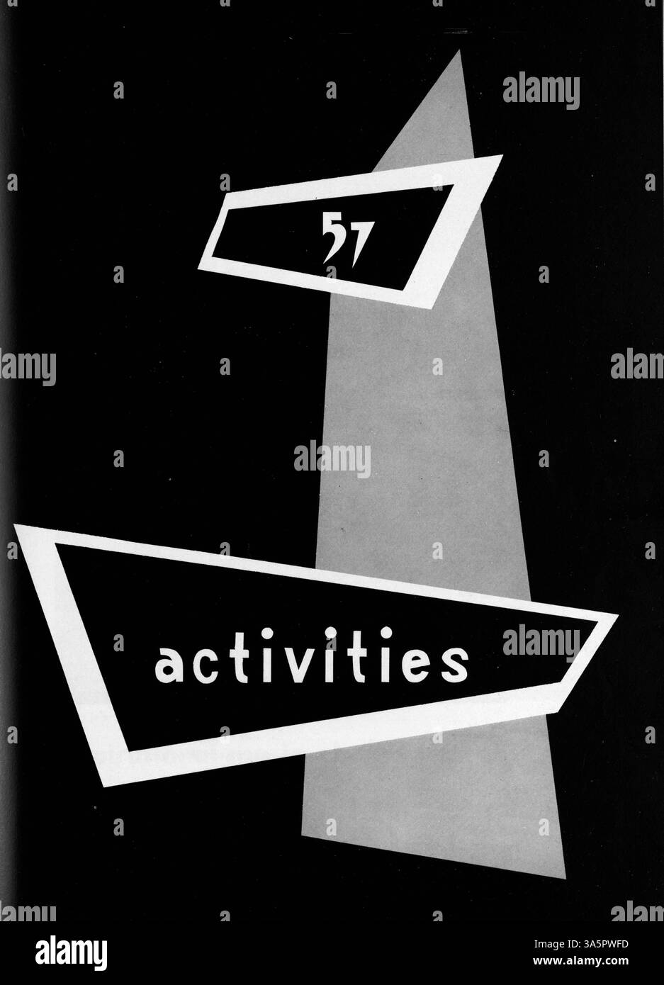 The 1957 Wahian yearbook from Washburn High School documents the ...