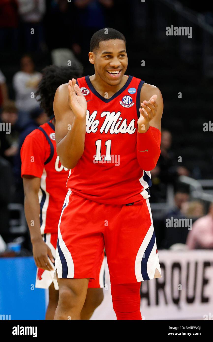 MILWAUKEE, WI - MARCH 23: Mississippi Rebels guard Matthew Murrell (11 ...