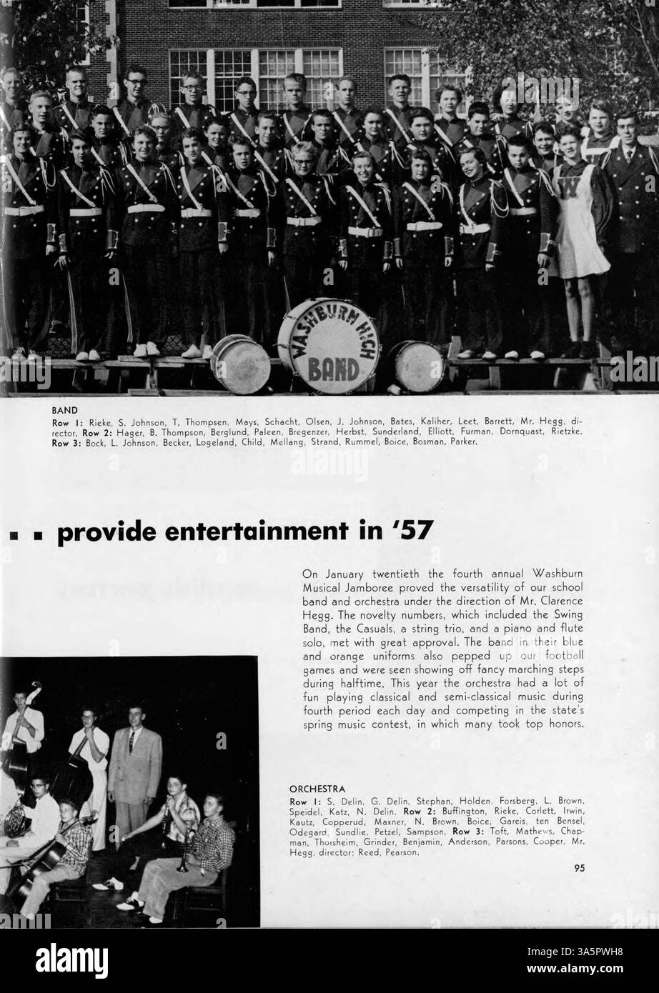 The 1957 Wahian yearbook highlights the key events, academic ...