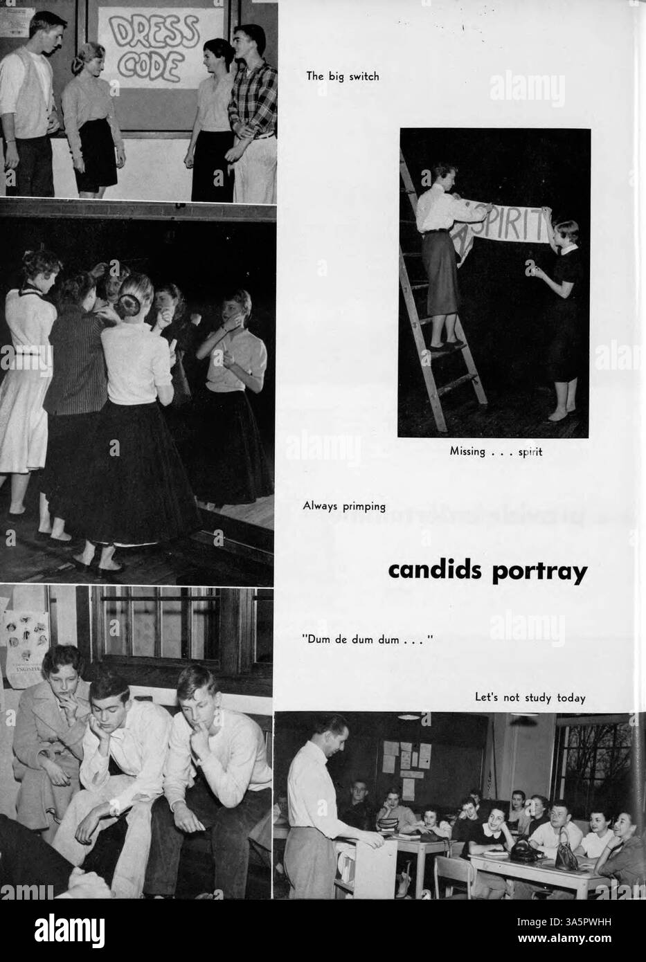 The 1957 Wahian yearbook offers a snapshot of the major events at ...