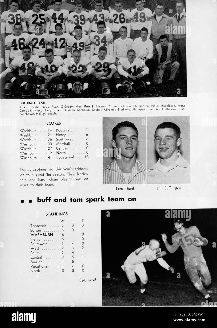 The 1957 Wahian yearbook records student activities, athletics ...
