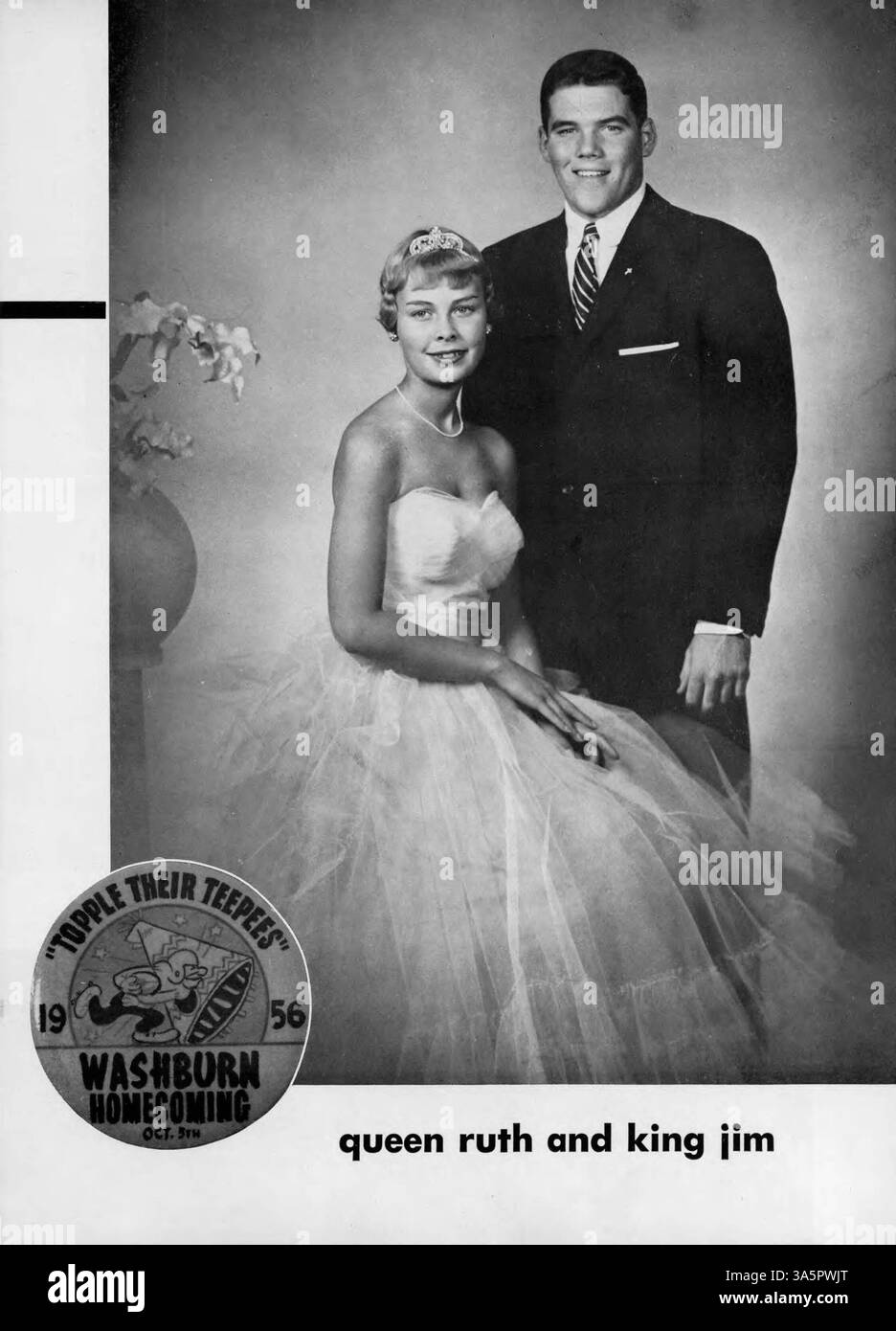 The 1957 Wahian yearbook captures key school events, including ...