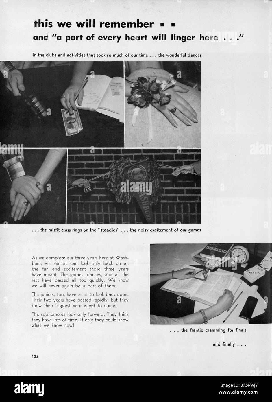 The 1957 Wahian yearbook provides an overview of Washburn High School's ...