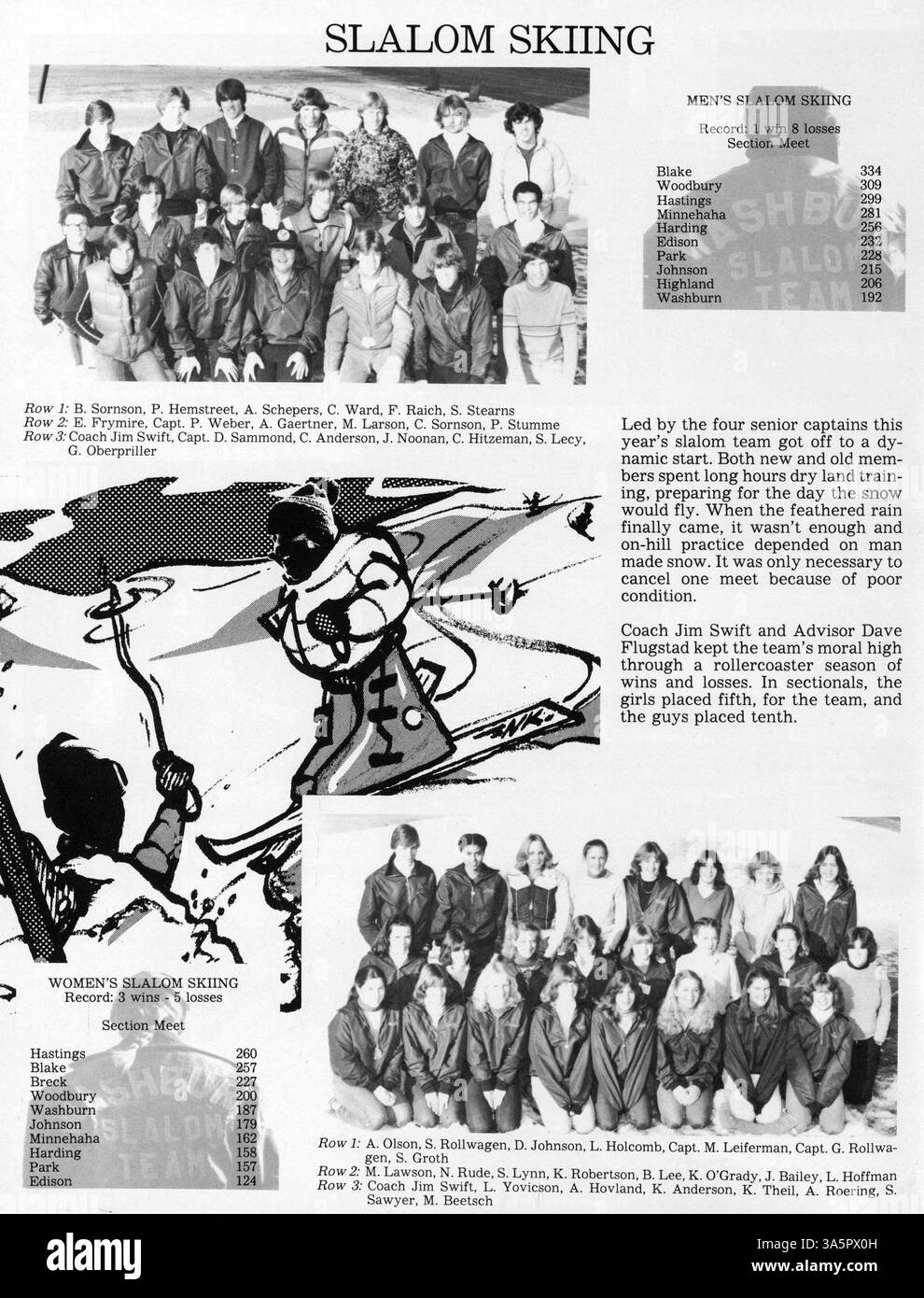 The Wahian 81 yearbook captures significant school events, including ...