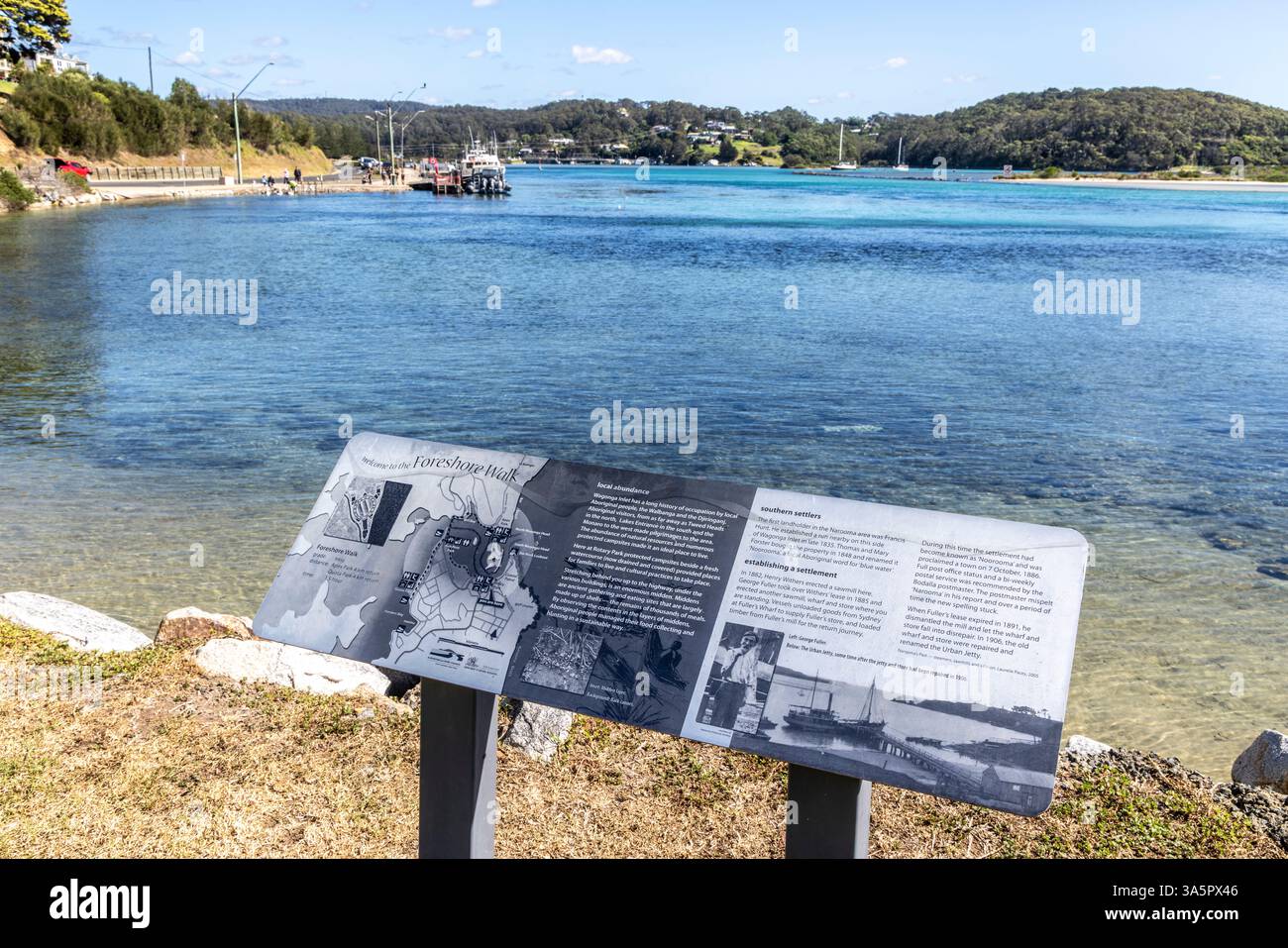 Narooma coastal town on the south coast of New South Wales, headland ...
