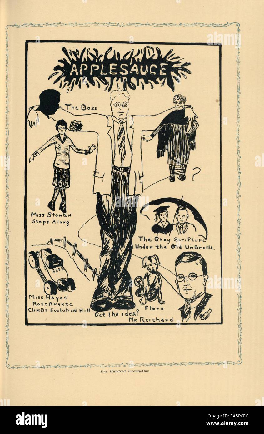 The 1926 Cardinal Yearbook from Marshall High School documents the ...