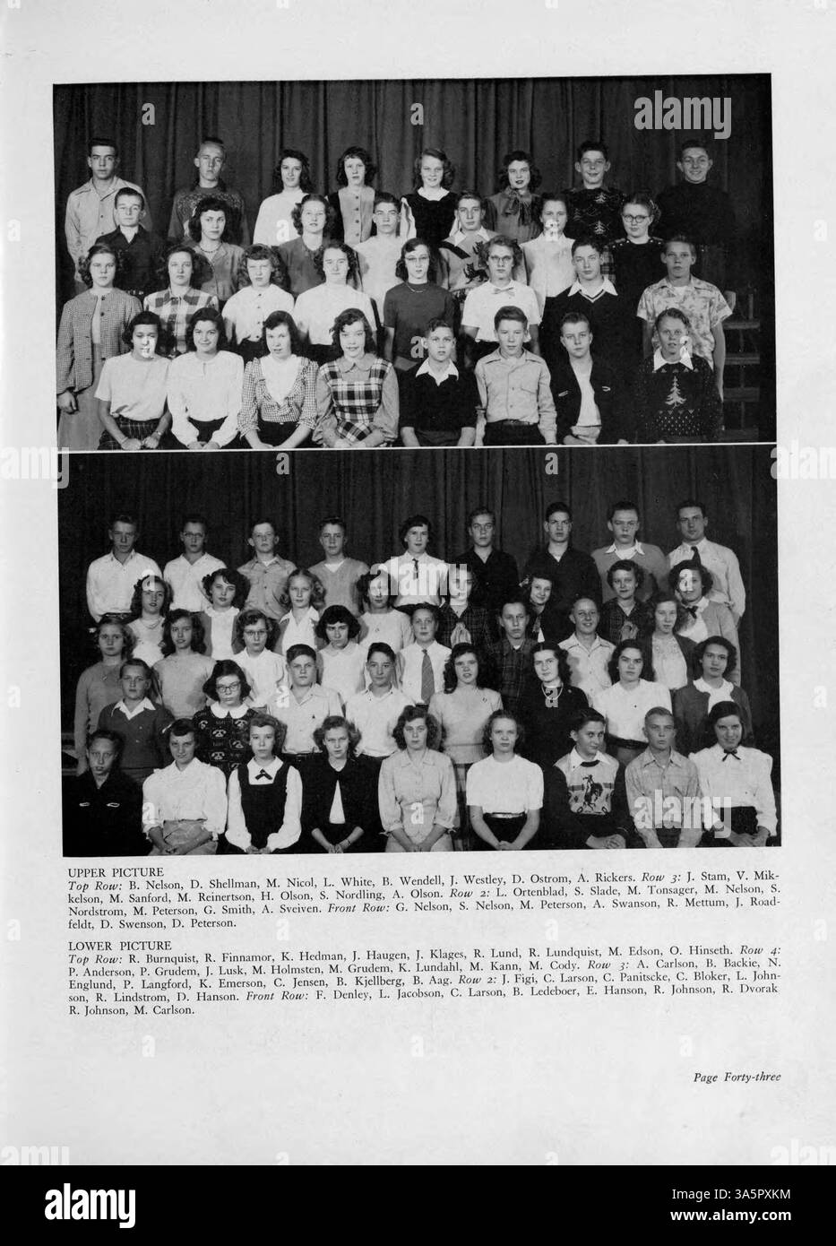 The 'Antler' yearbook from Minnehaha Academy in 1949 showcases students ...