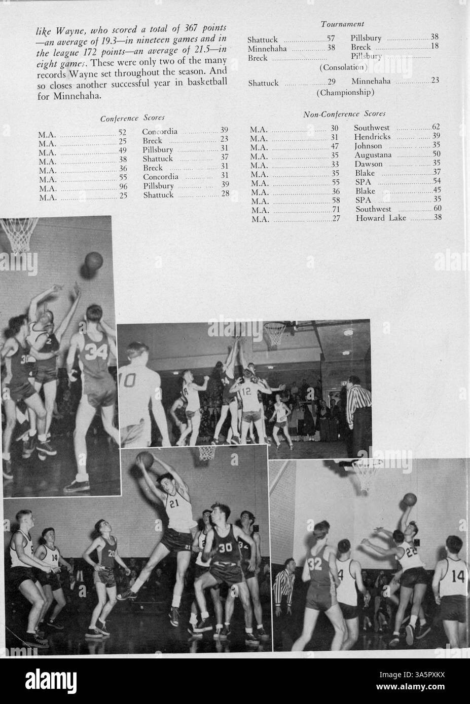 The 1949 'Antler' yearbook from Minnehaha Academy provides a detailed look at the academic year ...